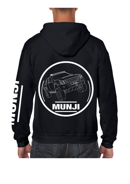 Munji Logo Sleeve Hoodie – Munji 4x4 Accessories Pty Ltd
