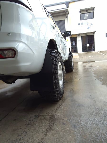 Composite Mudflap Replacements REAR (Isuzu MUX 2021 onwards (Only 4JJ3 ...
